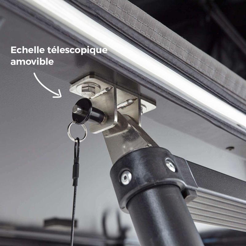 TENTE DE TOIT HYBRIDE MIGHTY OAK 160 LINE-X | Confort et Robustesse ...